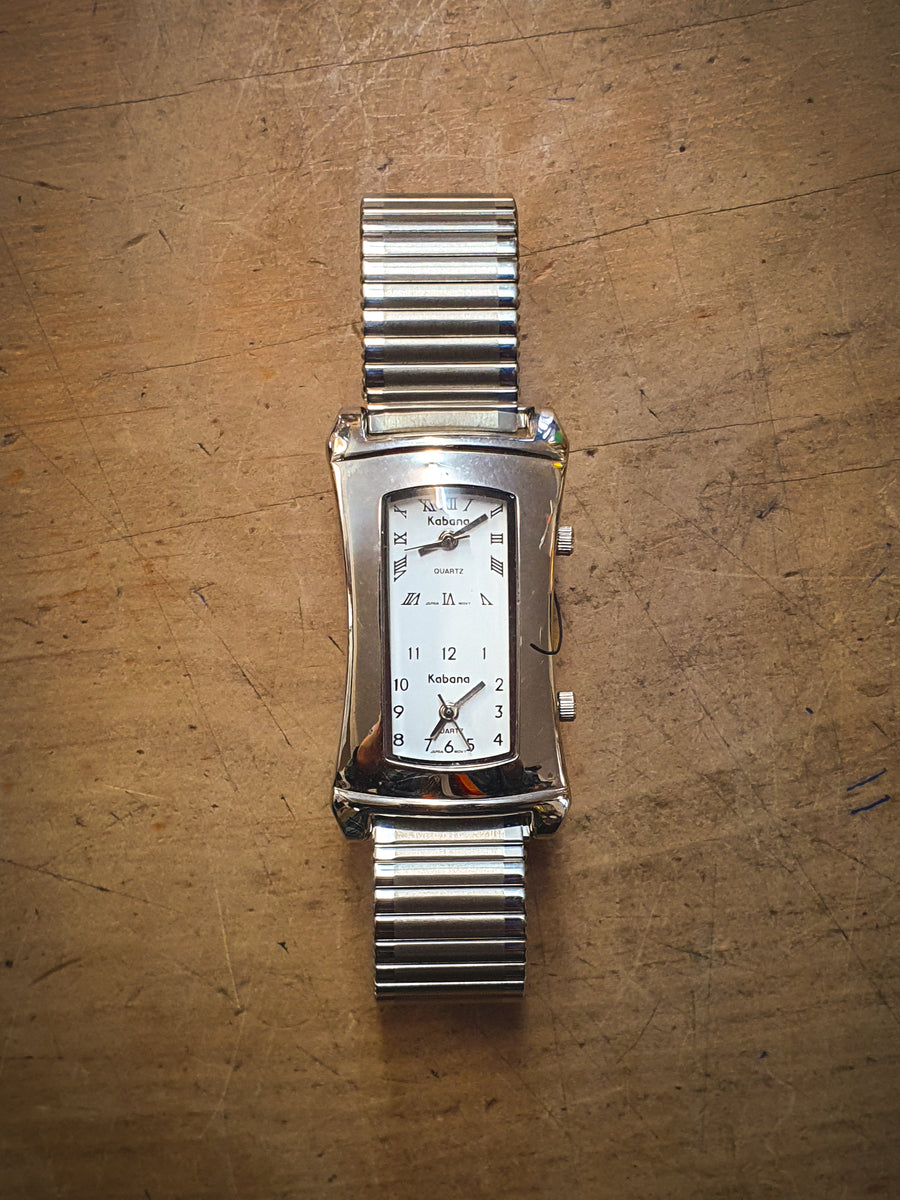 KABANA DUAL TIME ANALOG LADIES WATCH – Arkwright's Emporium
