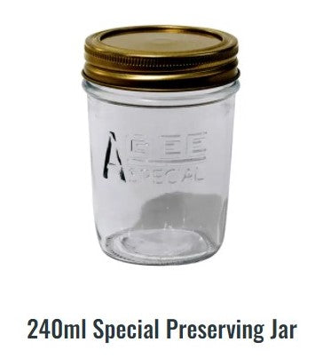 Agee Preserving Jar 240ml – Arkwright's Emporium